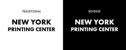 Printing 101: What is Reverse Printing - New York Printing Center